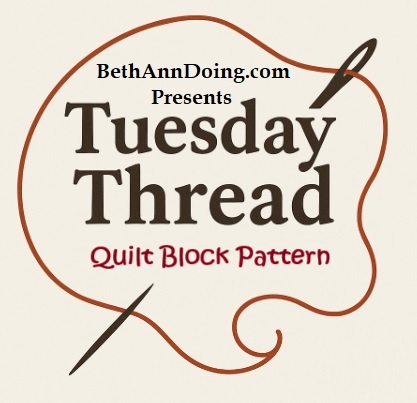 a Tuesday thread quilt block pattern bethanndoing - Beth Ann Doing