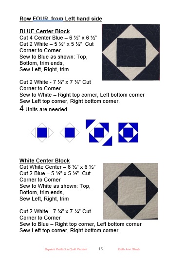 square perfect page sheet - Beth Ann Doing